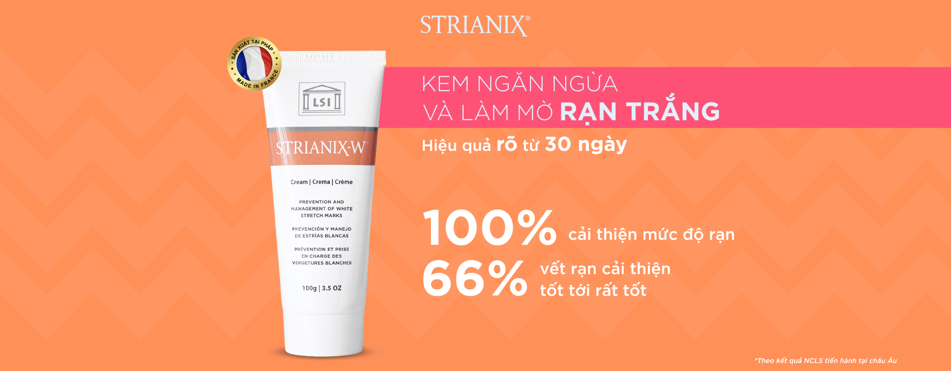 Strianix-W ngăn ngừa và làm mờ Rạn trắng - Strianix