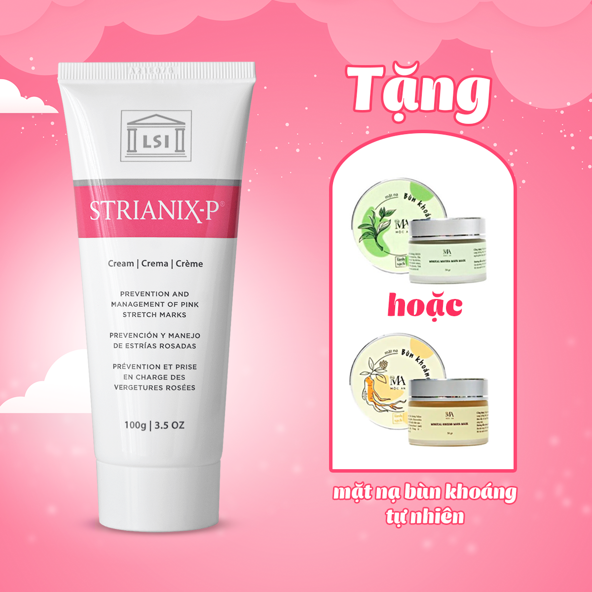 Strianix-P ngăn ngừa và làm mờ Rạn đỏ - Strianix
